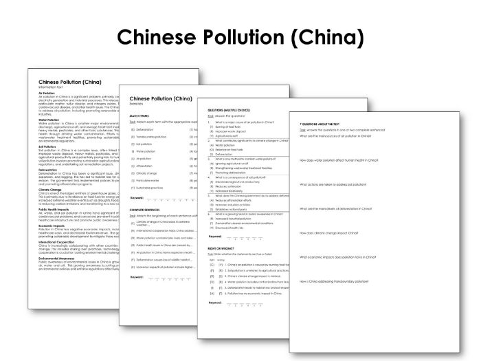 Chinese Pollution (China) | Teaching Resources