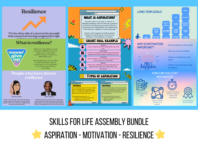 Skills for Life Assembly Bundle | Teaching Resources
