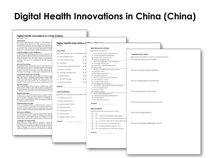 Digital Health Innovations in China (China) | Teaching Resources