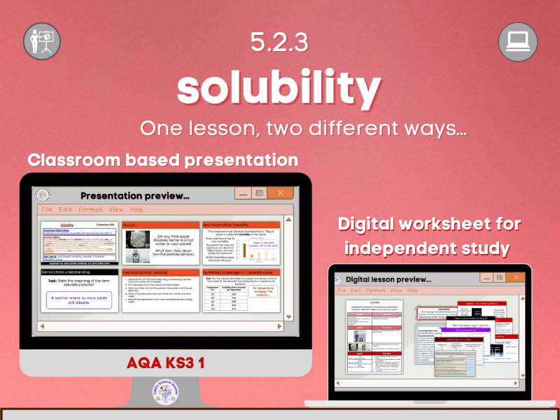 Solubility Lesson bundle | Teaching Resources