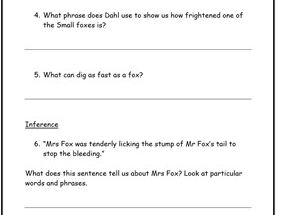 Fantastic Mr Fox - vocabulary, activities and study questions ...