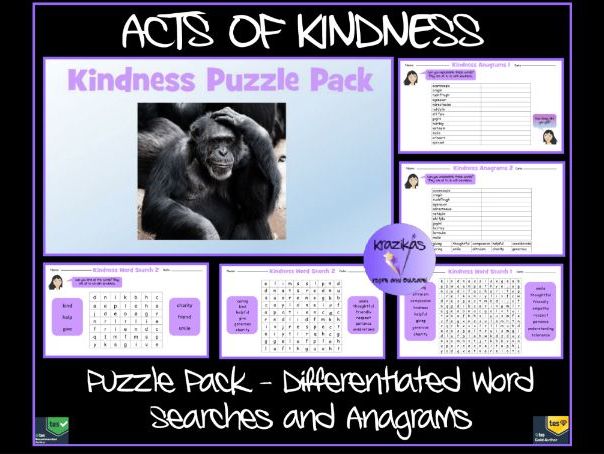 Kindness Puzzle Pack by Krazikas | Teaching Resources
