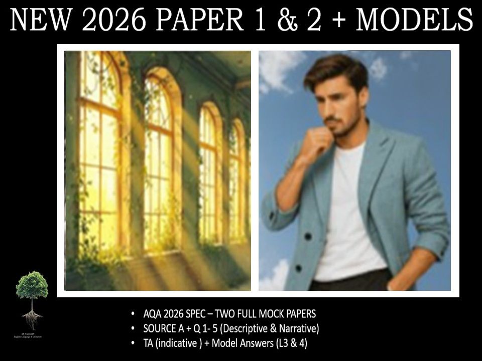 TWO - PAPER 1 & 2 | 2026 FULL MOCKS | MODELS | Teaching Resources