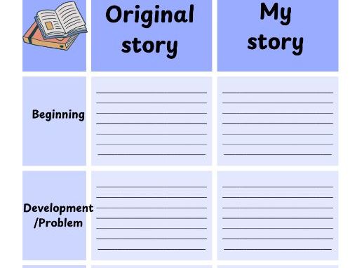 Story Plan Template | Teaching Resources
