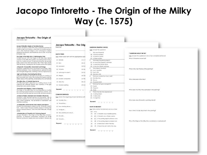 Jacopo Tintoretto - The Origin of the Milky Way (c. 1575) | Teaching ...