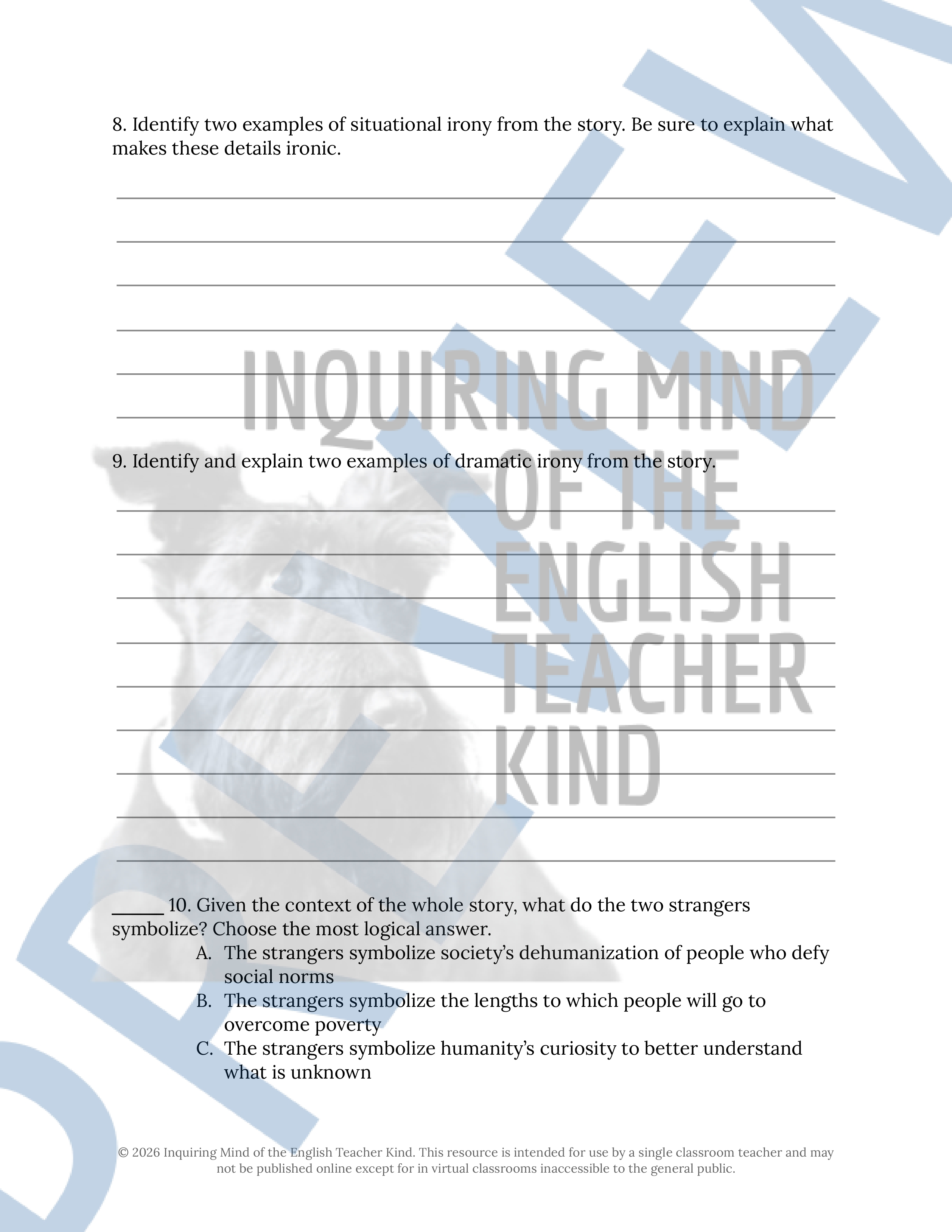 "Tom Thumb" Close Reading Analysis Worksheet | Brothers Grimm Fairy ...