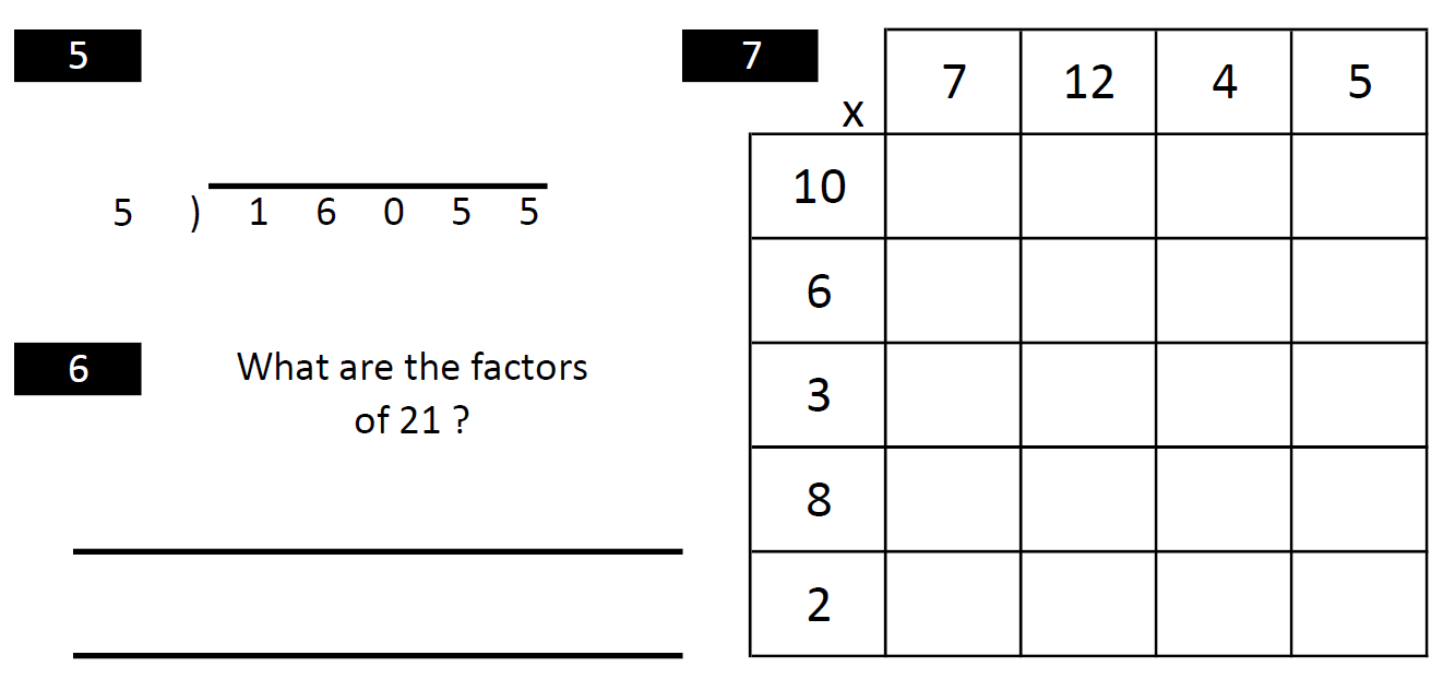 Morning Work KS2 Year 6 Number Based Read And Print Only Morning Work KS2 Year 6 Number Based Read And Print Only