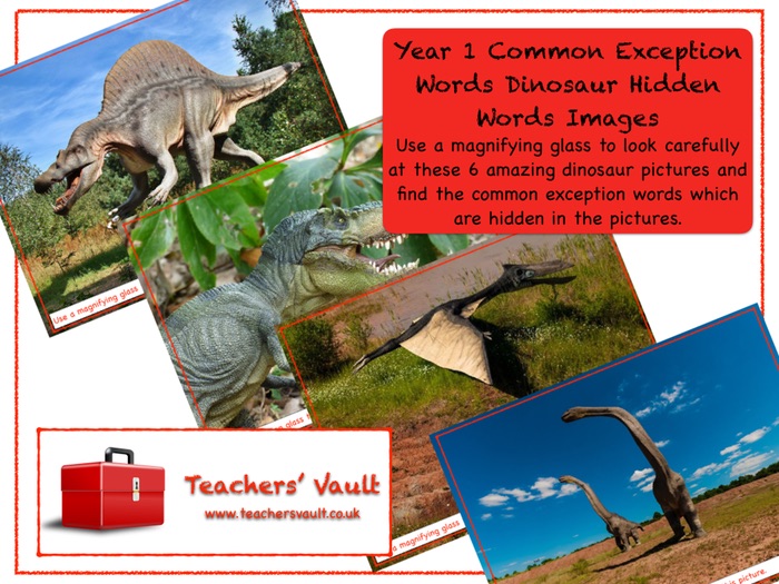 Year 1 Common Exception Words Dinosaur Hidden Words Images Teaching year-1-common-exception-words-dinosaur-hidden-words-images-teaching