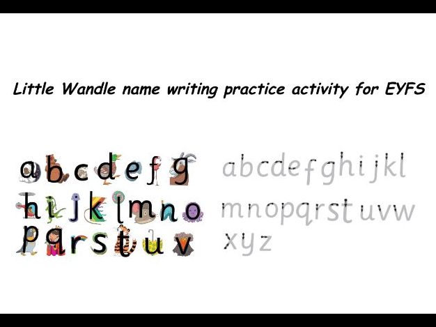 Little Wandle name writing | Teaching Resources