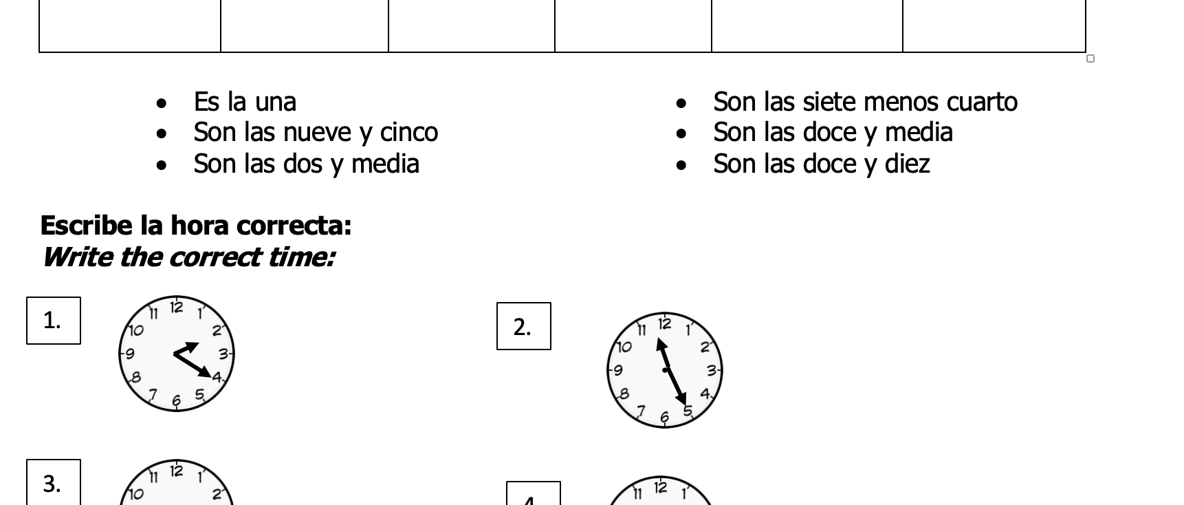 Claro 1 Mi insti 6.3 Mi horario escolar | Teaching Resources