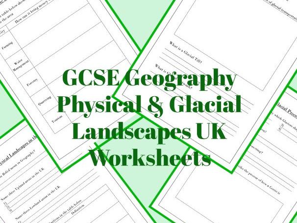 GCSE Geography Living with the Physical World Worksheets Bundle ...