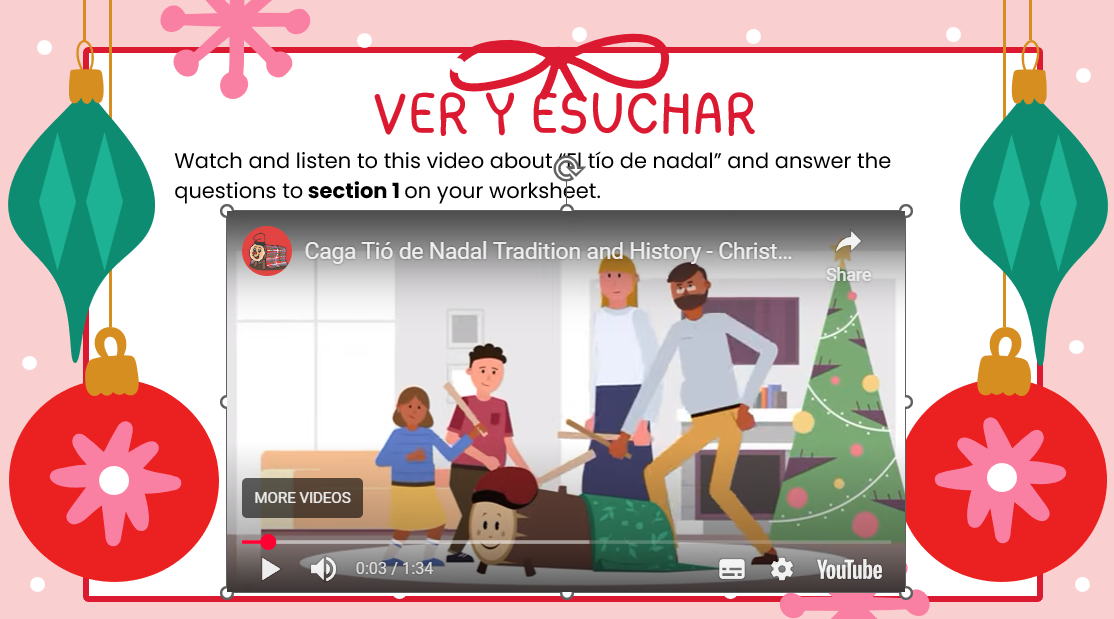 LA NAVIDAD - Year 8 or 9 Spanish Christmas lesson with Powerpoint and ...
