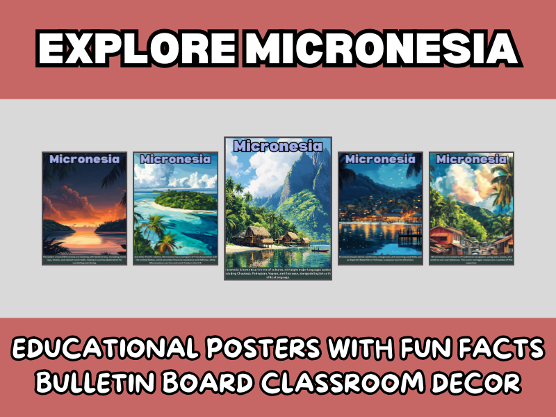 Explore Micronesia – Educational Posters with Fun Facts | Bulletin ...