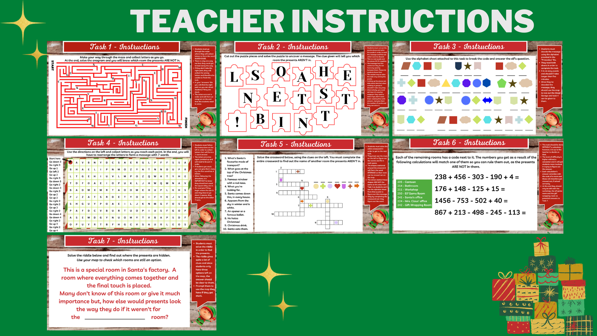 Christmas Escape Room | Teaching Resources