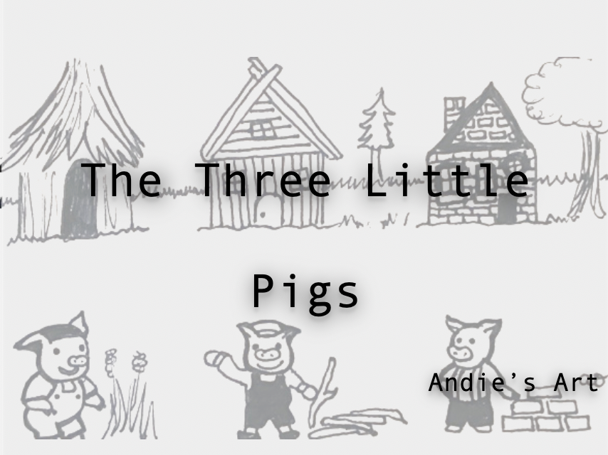 Three Little Pigs: Sequence the story cut, colour and stick | Teaching ...