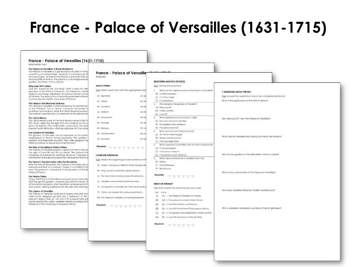 France - Palace of Versailles (1631-1715) | Teaching Resources