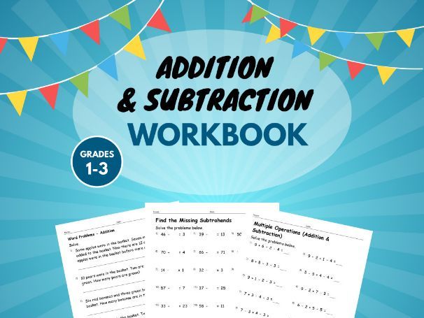 Addition and Subtraction Worksheets Grades 3-5 | Teaching Resources