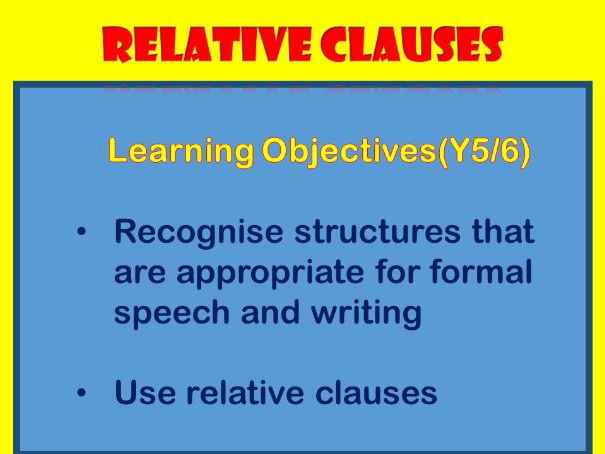 Complex Sentences with Relative Clauses (2) -who, whom , whose by ...