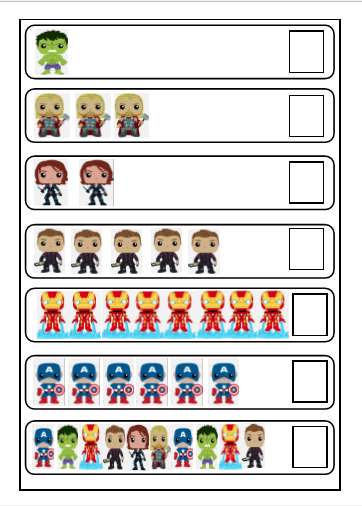 Basic counting and adding Superhero Themed | Teaching Resources