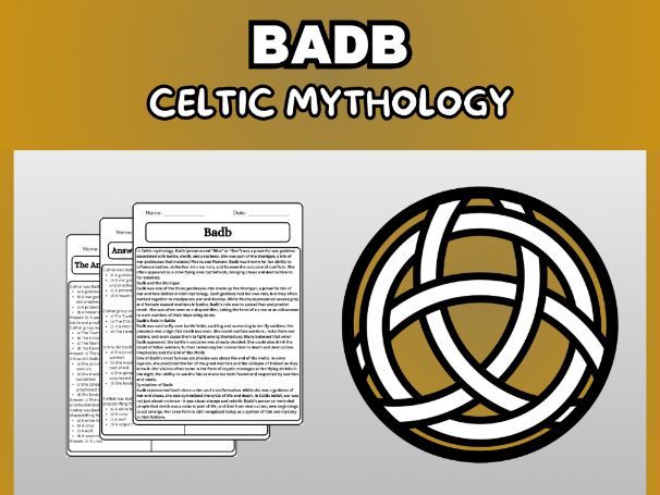 Badb - Celtic Mythology Reading Comprehension Passages & Questions ...
