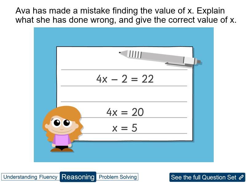 Year 6 Algebra Solve Equations One Variable Teaching Resources