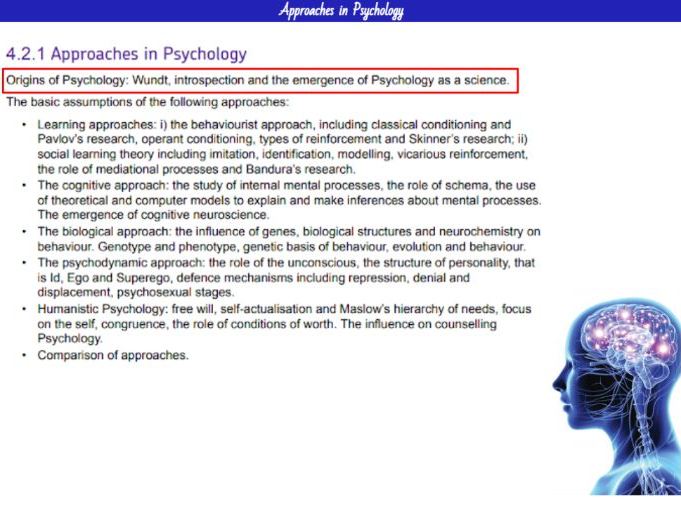 AQA A Level Approaches Full Unit PPT | Teaching Resources