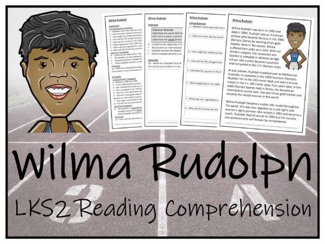 LKS2 U.S. Olympic Stars Reading Comprehension Activity Bundle ...