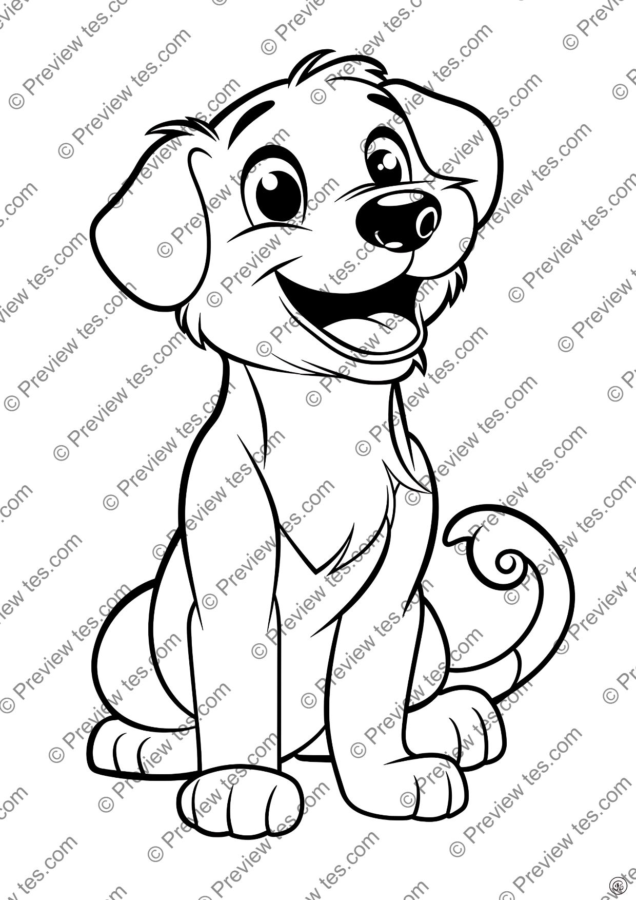 Dog Colouring Pages for Kids | Fun Animal Activities for the Classroom ...