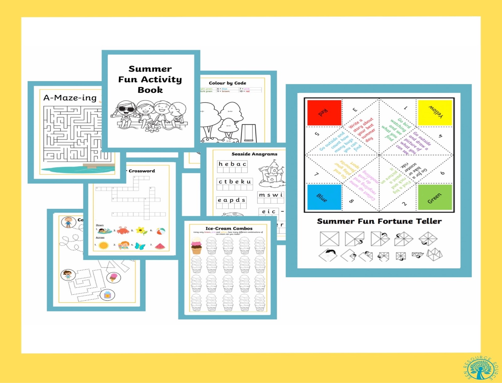 End of Year Summer Fun Activity Book | Teaching Resources