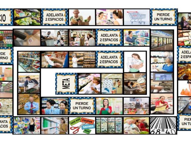 Grocery Shopping 6 Spanish Photo Game Bundle | Teaching Resources
