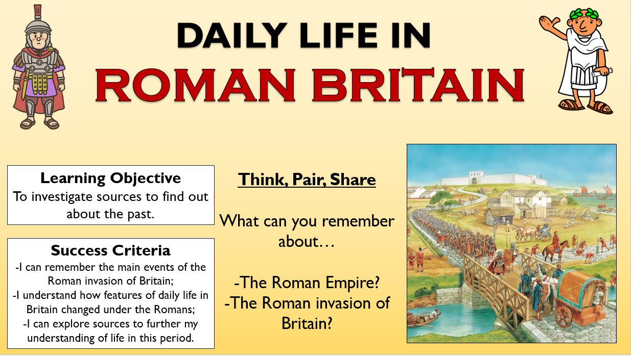 The Romans - Daily Life in Roman Britain - Lesson! | Teaching Resources