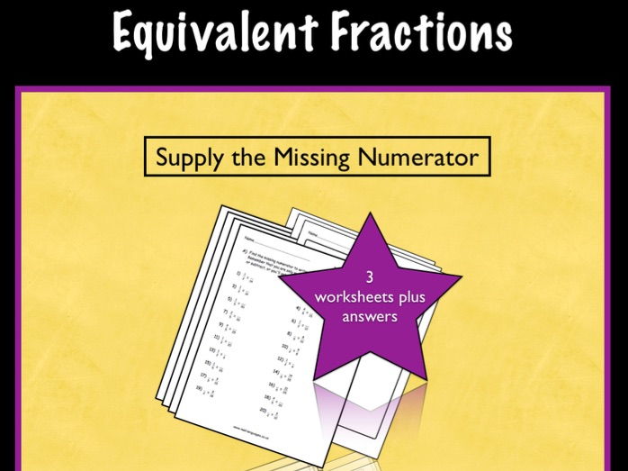 Equivalent Fractions KS2 Differentiated Worksheets Teaching Resources Equivalent Fractions KS2 Differentiated Worksheets Teaching Resources