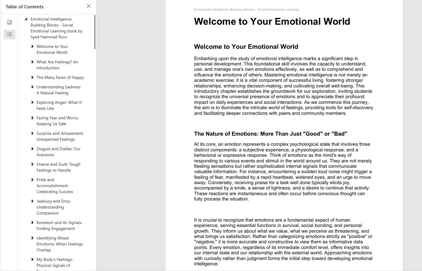 Emotional Intelligence Building Blocks - Social Emotional Learning book ...