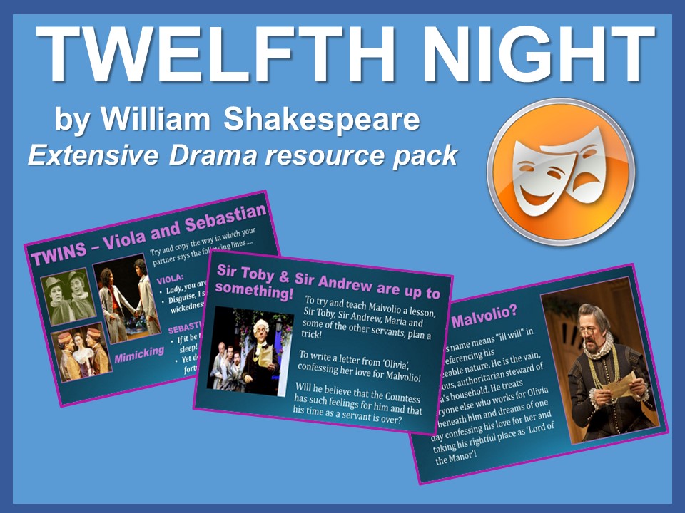 Shakespeare's Twelfth Night: Extensive Drama resource pack | Teaching ...