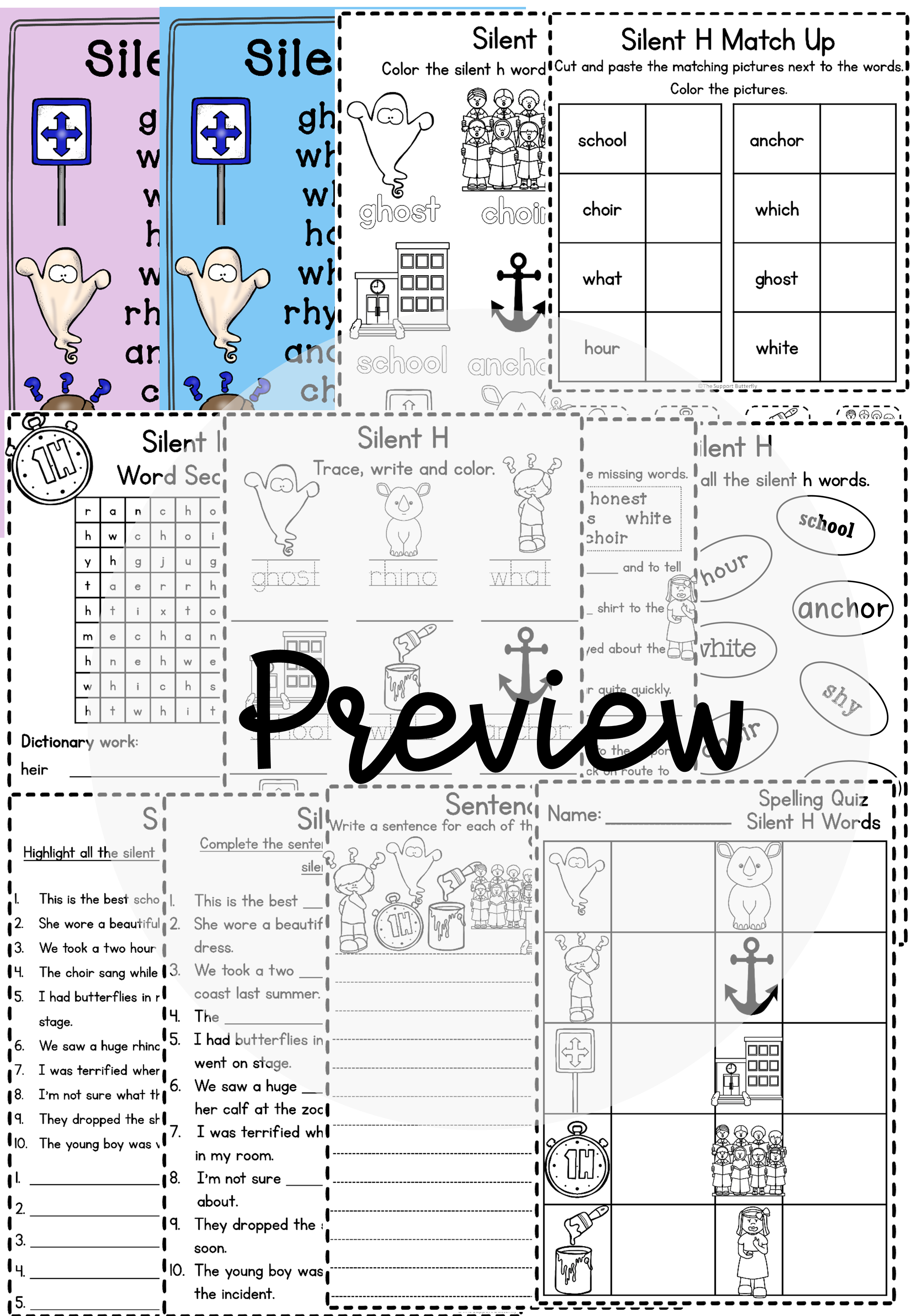 Silent Letter H Worksheets and Activities | Teaching Resources
