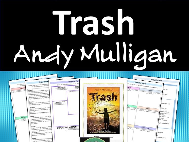 TRASH Novel Study Unit | Teaching Resources