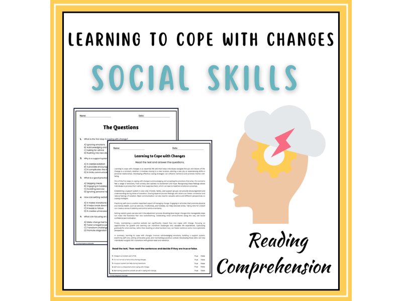 Learning to Cope with Changes - Reading Comprehension Passages ...