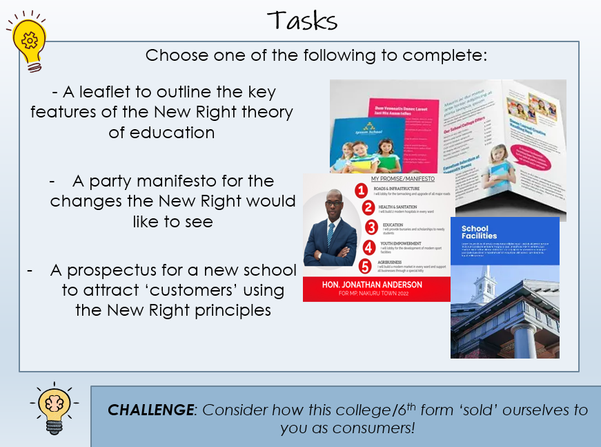 AQA A level Sociology - Education - Functionalist and New Right View of ...
