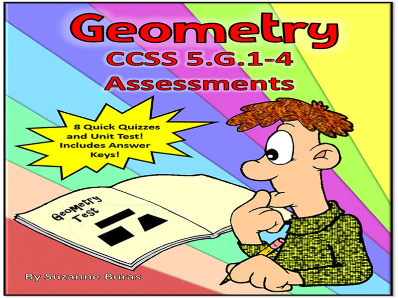 5th Grade Geometry Assessments for CCSS 5.G.1-4 | Teaching Resources