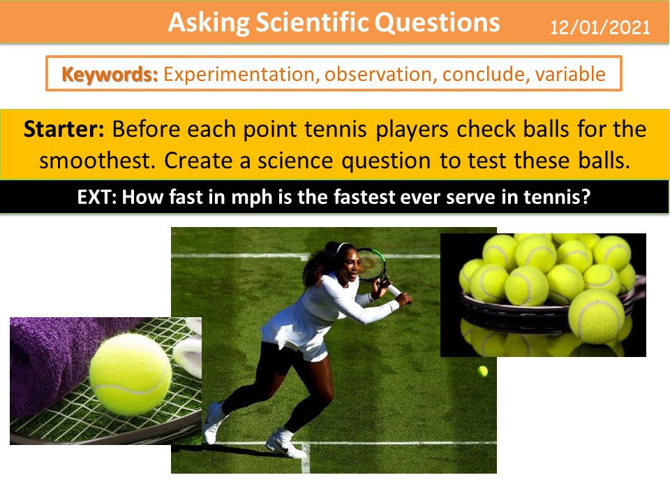 Asking Scientific Questions Teaching Resources