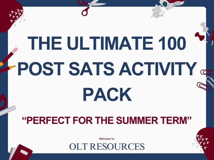 The Ultimate Post-SATs Fun Activity List | 100 Engaging & Easy Ideas ...