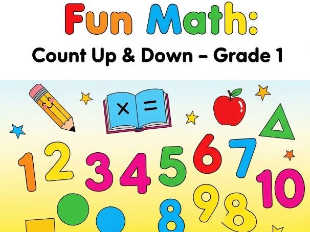 “Fun Math: Count Up & Down – Grade 1 Printable Worksheet” | Teaching ...