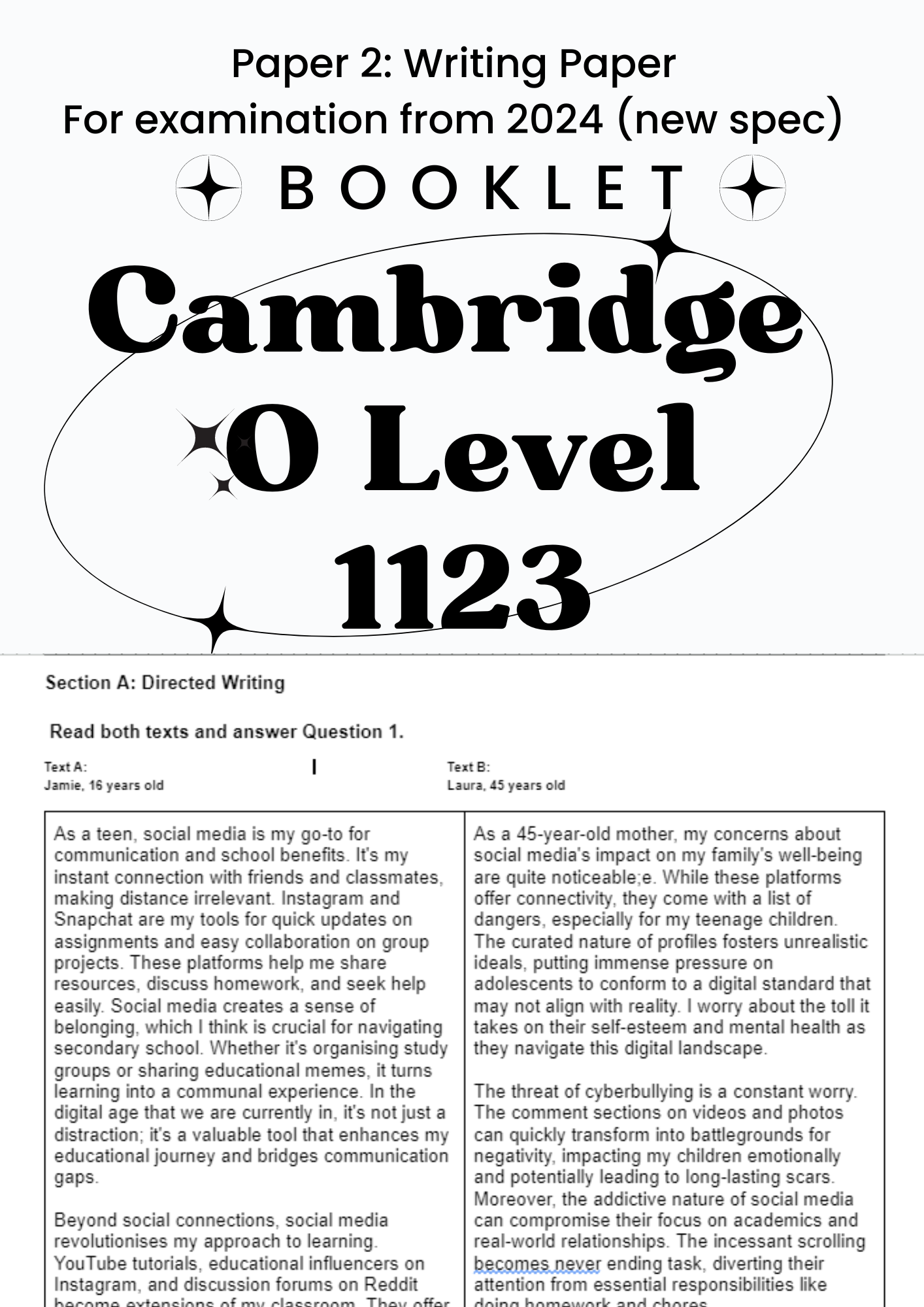 Cambridge O Level 1123 (NEW SPEC 2024) | Teaching Resources