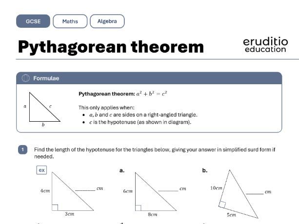 Secondary Maths Resources: Maths Worksheets for KS3, KS4, GCSE | Tes