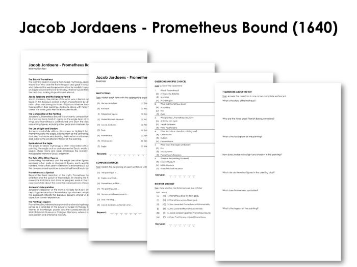 Jacob Jordaens - Prometheus Bound (1640) | Teaching Resources