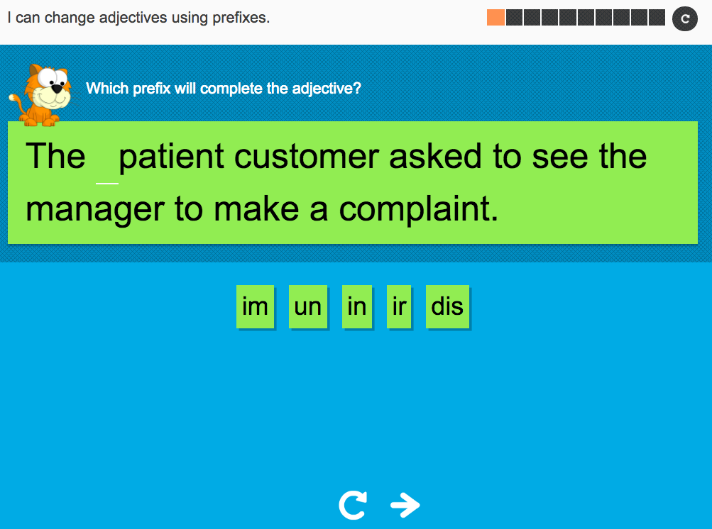 I can change adjectives using prefixes - Interactive Activity - Year 3 ...