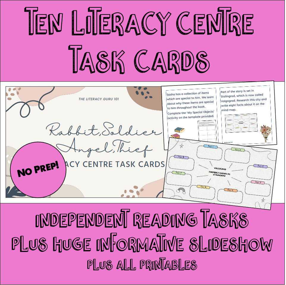 Huge Resource Bundle - Rabbit, Soldier, Angel, Thief - Student Workbook ...