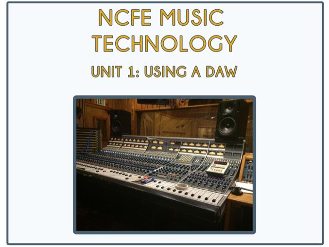Secondary music technology resources