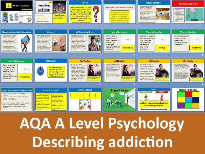 Describing addiction | First exams in 2027 - AQA A Level Psychology ...