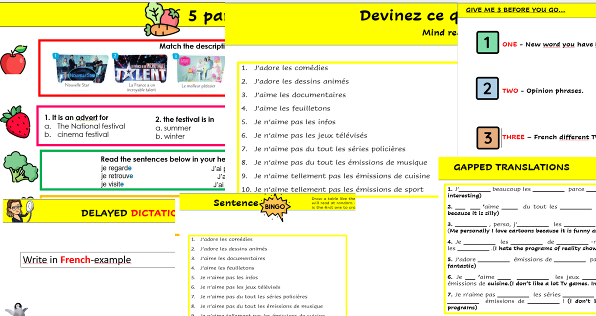 Dynamo 2 Module 3 A loisir | Teaching Resources